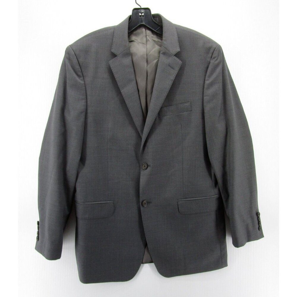 Lauren Ralph Lauren Label Blazer 41 Gray Jacket Wool … - Gem
